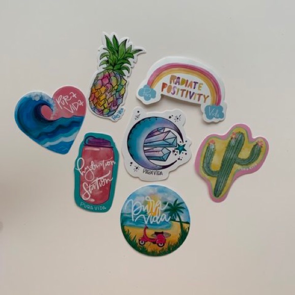 Pura Vida | Accessories | New Pura Vida Sticker Pack | Poshmark